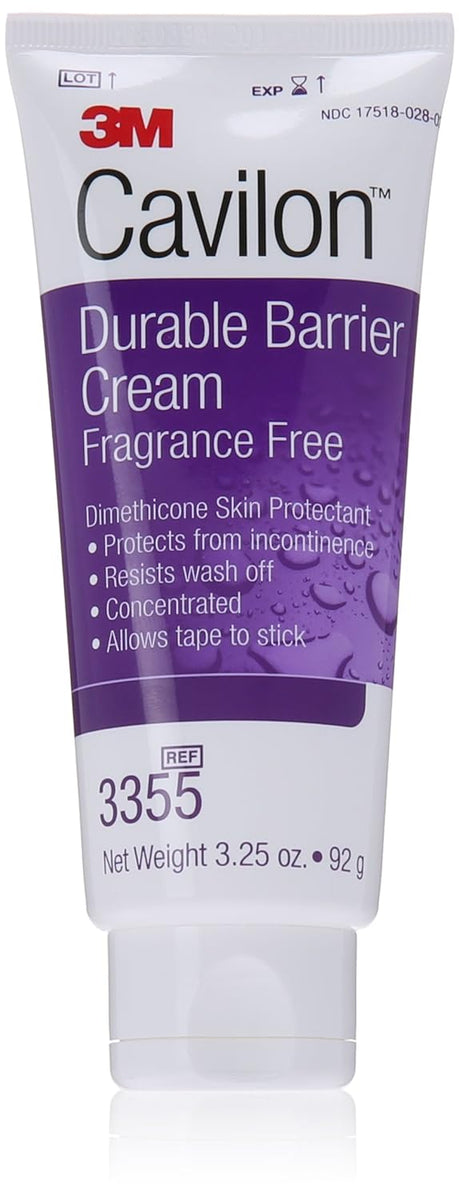 3M 3355 Cavilon Skin Protectant 3.25 oz Tube Unscented Cream (Each ...